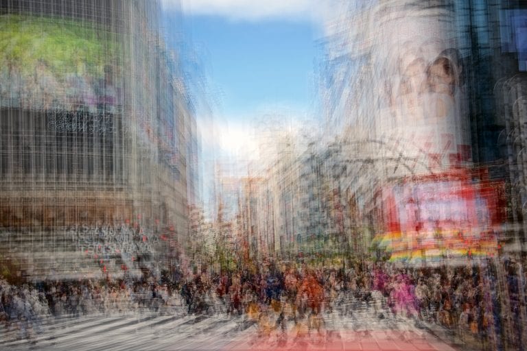 Multiple Exposures Capture Tokyo’s Frenetic Energy