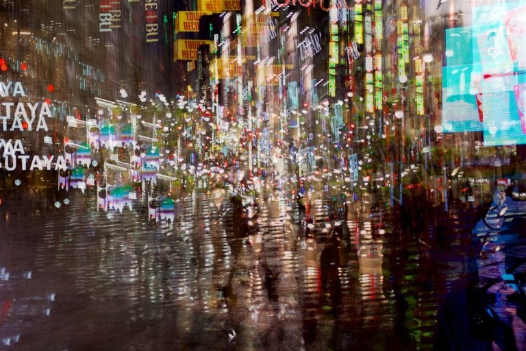 Multiple Exposures Capture Tokyo’s Frenetic Energy