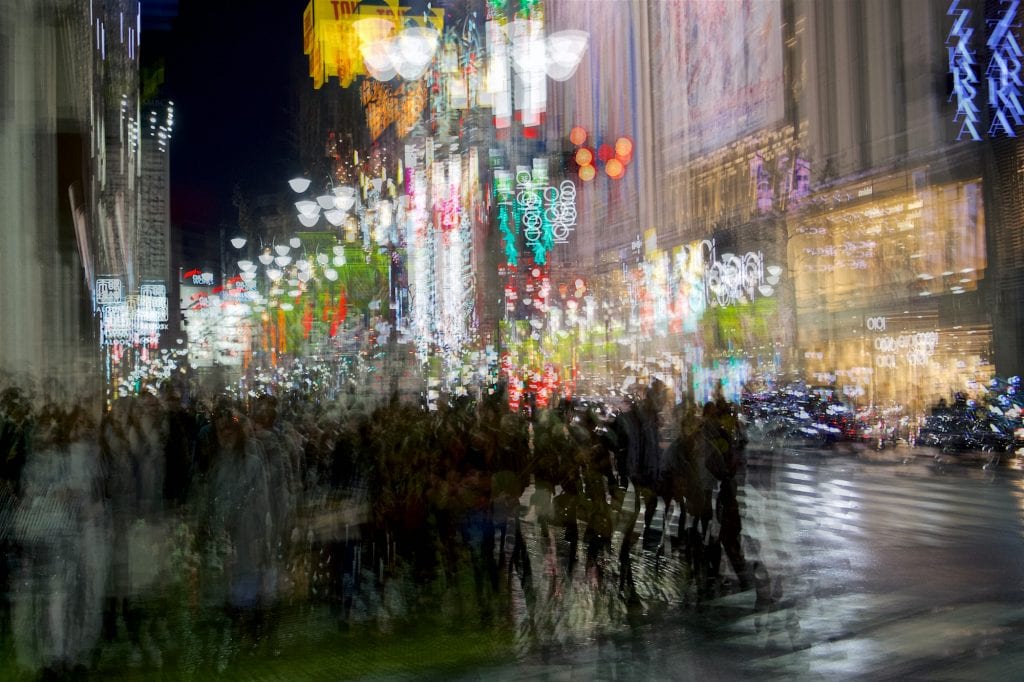 Multiple Exposures Capture Tokyo’s Frenetic Energy